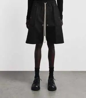 Rick Owens Stretch-cotton Cargobelas Shorts