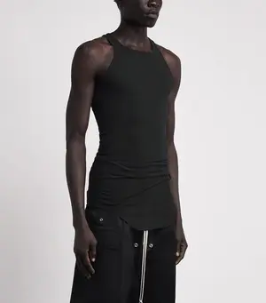 Rick Owens Basic Rib Tank Top - Black