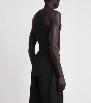 Rick Owens Basic Rib Tank Top - Black