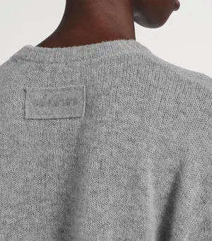 Balenciaga Cashmere Crew-neck Cropped Sweater