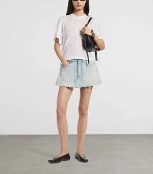 Balenciaga Denim Mini Skort