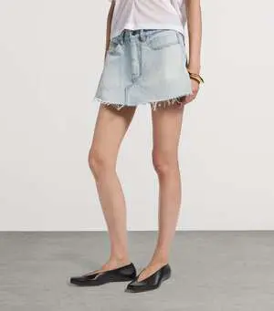 Balenciaga Denim Mini Skort