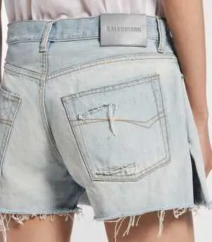 Balenciaga Denim Mini Skort