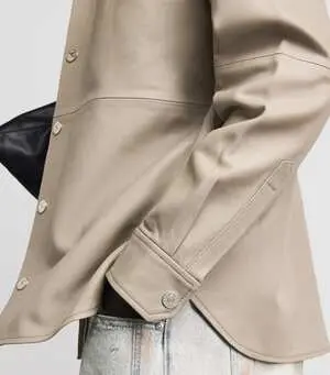 WON HUNDRED Lambskin Adriel Shirt