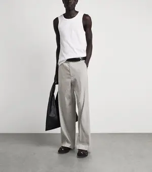 WON HUNDRED Linen-blend Tailored Trousers