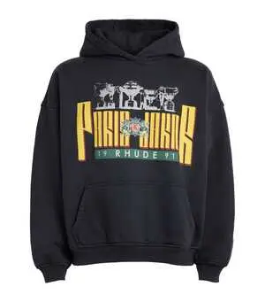 Rhude Cotton Graphic Hoodie