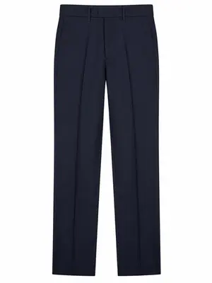 Tagliatore Tailored Linen Trousers - Blue