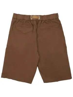 WHITE SAND Belted Shorts