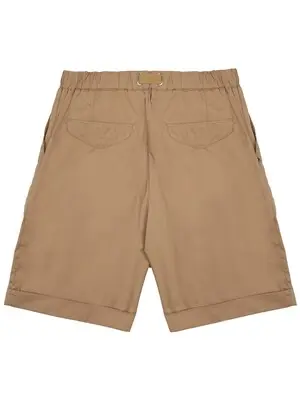 WHITE SAND Belted Shorts