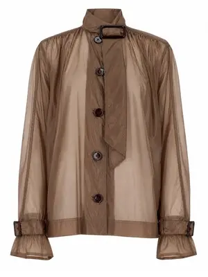 Saint Laurent Nylon Lavallière Blouse