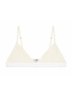 MAISON MARGIELA Triangle Bra - Ivory