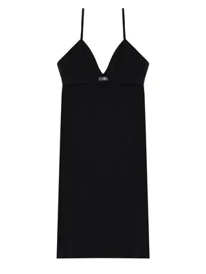 MAISON MARGIELA Abito Sottoveste Senza Cuciture - Black