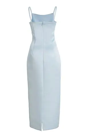 Prabal Gurung Satin Midi Dress