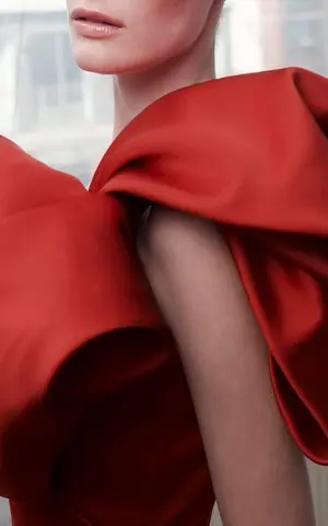 Prabal Gurung One-shoulder Satin Gown