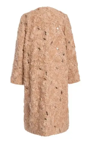 Prabal Gurung Embroidered Organza Car Coat