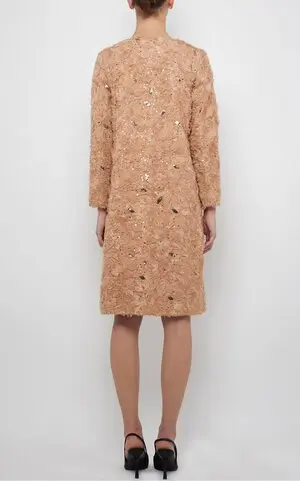 Prabal Gurung Embroidered Organza Car Coat