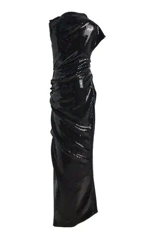 Prabal Gurung Asymmetrical Stretch Sequined Gown