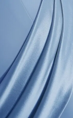 Prabal Gurung Satin-crepe Sheath Gown - Light Blue