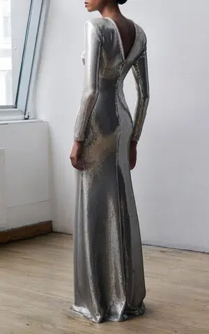 Prabal Gurung Stretch Sequined Gown