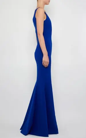 Prabal Gurung Stretch Crepe Fishtail Gown