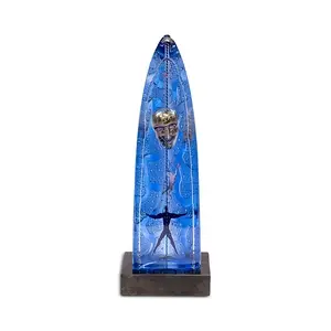KOSTA BODA Open Arms Limited Edition Figurine - Blue