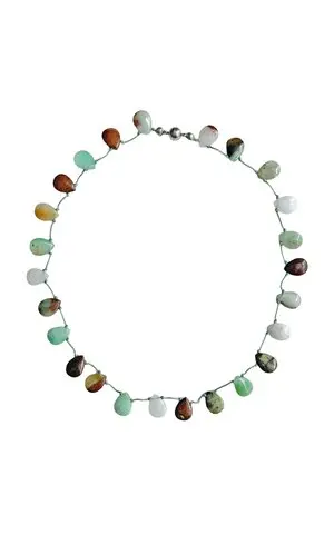 CHIS STUDIO Bahia Necklace Chrysoprase - Multi