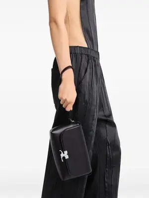 COURREGES Leather Shoulder Bag