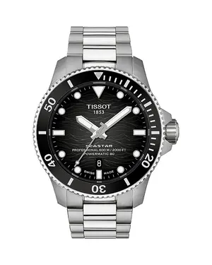 TISSOT Seastar 2000 Professional Powermatic 80 Watch - Grey Gradient
