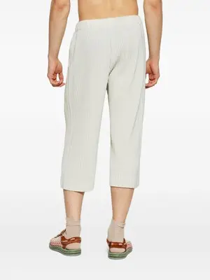 Issey Miyake Homme Plissé Pleated Trousers - Green