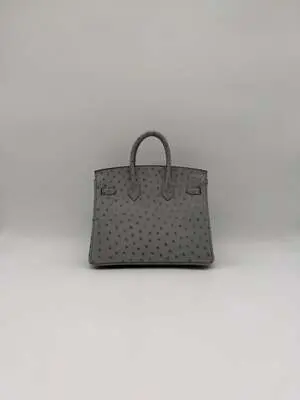Hermès Birkin Ostrich With Palladium Hardware