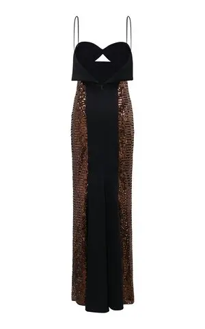 Johanna Ortiz Embellished Maxi Dress