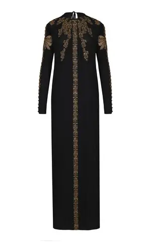 Johanna Ortiz Voyage Through Wonder Embellished Silk Tunic - Black