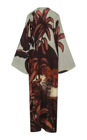 Johanna Ortiz Tropical Wonderland Printed Silk Duster