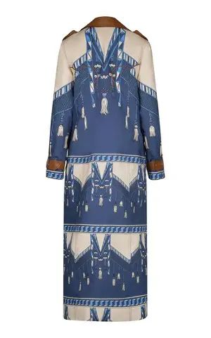 Johanna Ortiz Printed Cotton Trench Coat