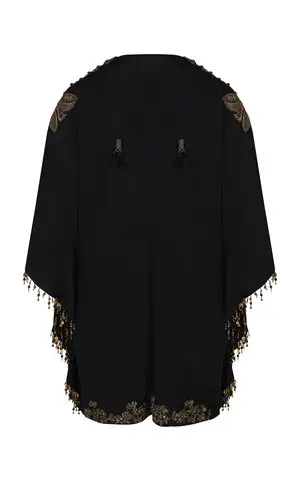 Johanna Ortiz Embellished Silk Tunic