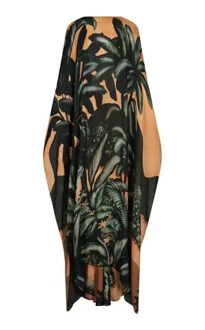 Johanna Ortiz Into The Emerald Wild Silk Tunic