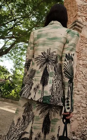 Johanna Ortiz Rock The Plan" Printed Linen Blazer