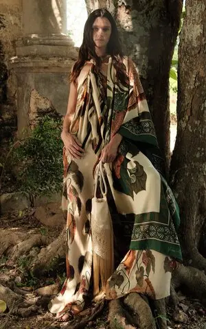 Johanna Ortiz Brave Printed Silk Wide-leg Pants