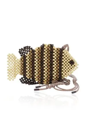 ALEMAIS Wood Bead Fish Bag - Multi