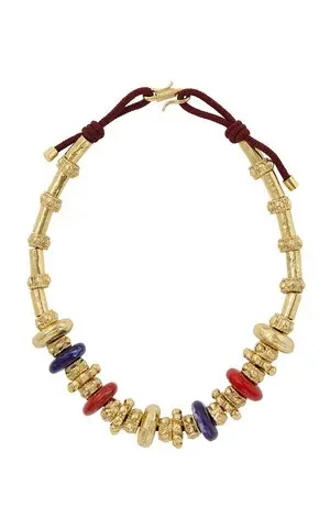 ALEMAIS Ona Textured Bead Necklace - Multi
