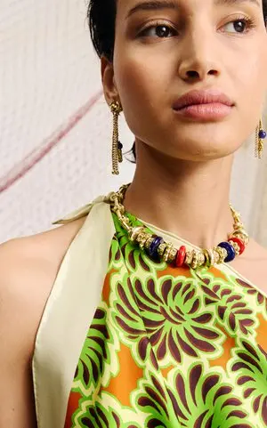 ALEMAIS Textured Bead Necklace