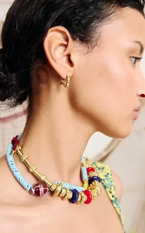 ALEMAIS Textured Bead Necklace