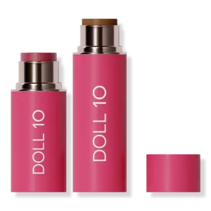 DOLL 10 Peptide Power Couple Blur Stick Foundation And Blush Duo - Rich