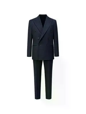 FRANZESE COLLECTION Beckham Double-breasted Suit - Blue