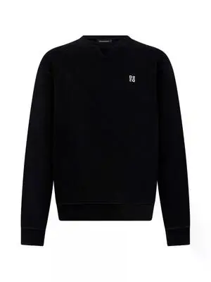 Dsquared2 Metal D2 Upside Down Cool-fit Crewneck Sweatshirt