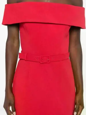 Rebecca Vallance Precious Off-shoulder Midi Dress
