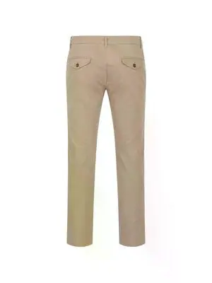 BRIGLIA 1949 Beige Drawstring Trousers