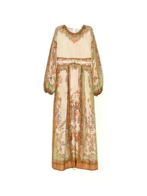 Zimmermann Indra Floral-print Maxi Dress