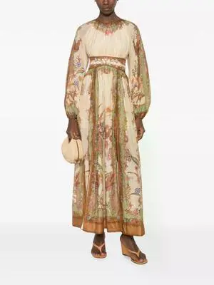 Zimmermann Indra Floral-print Maxi Dress