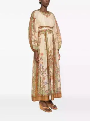 Zimmermann Indra Floral-print Maxi Dress
